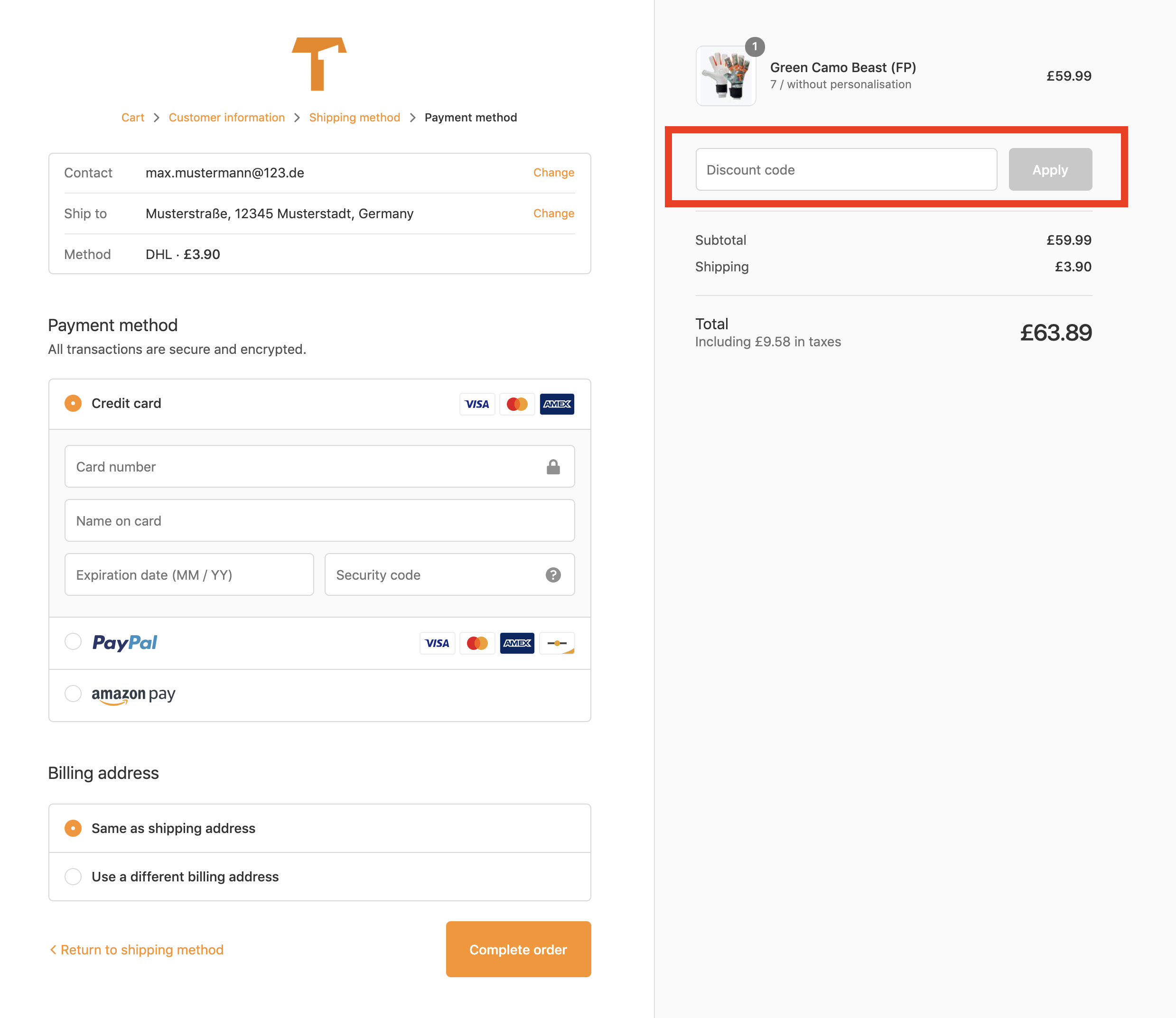 Redeeming voucher codes – Support Center